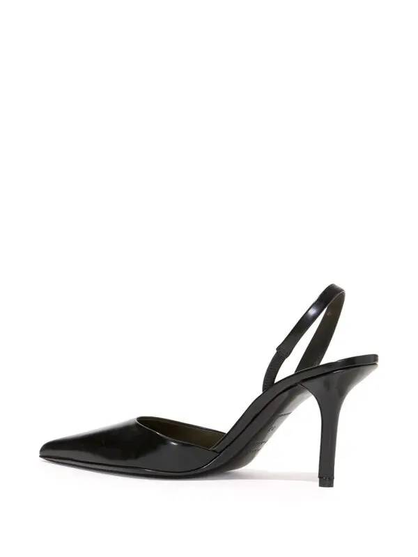 Proenza Schouler Slash Slingback Pumps - Black
