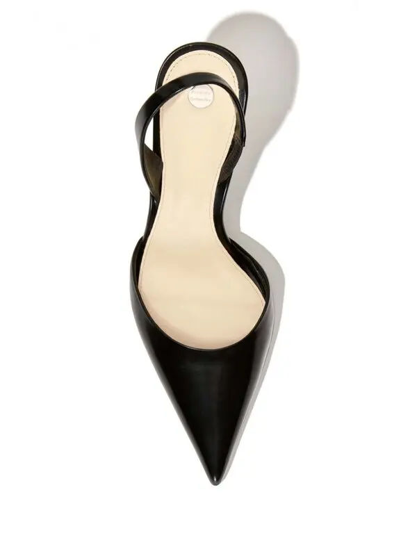 Proenza Schouler Slash Slingback Pumps - Black