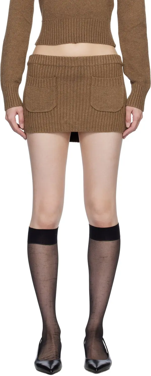Frankies Bikinis Ashton Knit Mini Skort
