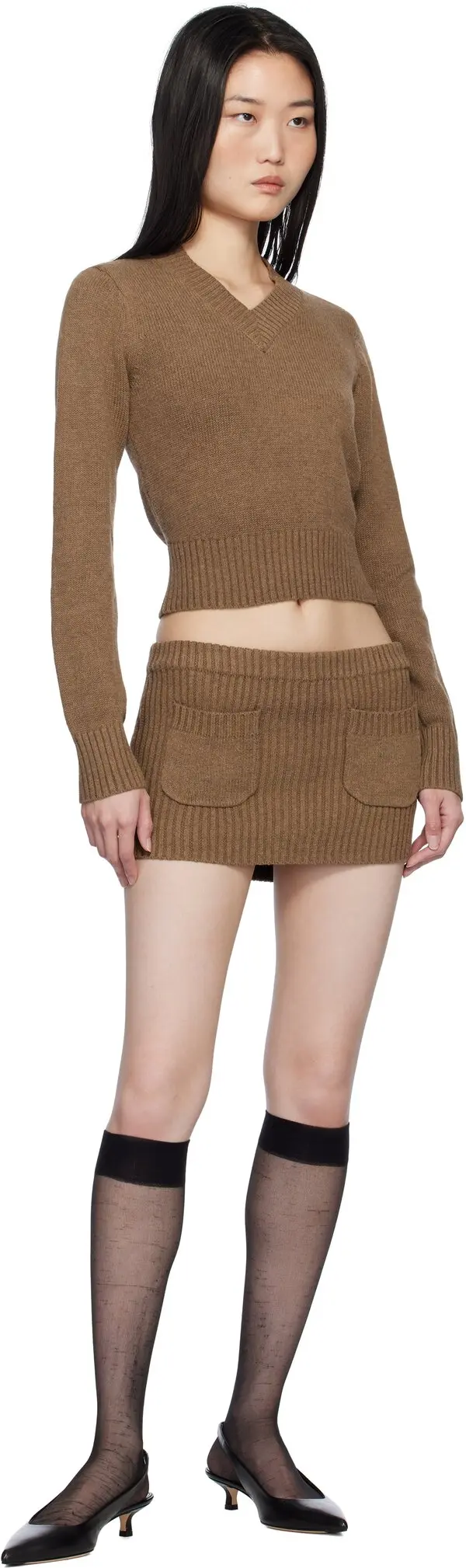 Frankies Bikinis Ashton Knit Mini Skort