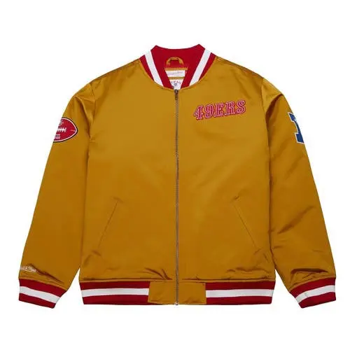 Mitchell & Ness San Francisco 49ers Heavyweight Full-zip Satin Jacket