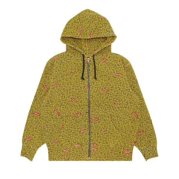 Supreme X Irak Zip Up Hooded Sweatshirt