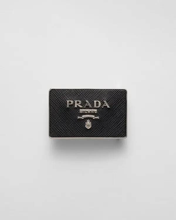 Prada Metal Belt Buckle - Black