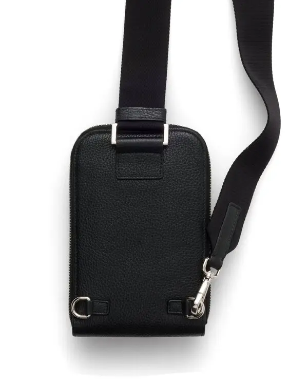 Prada Leather Smartphone Case - Black