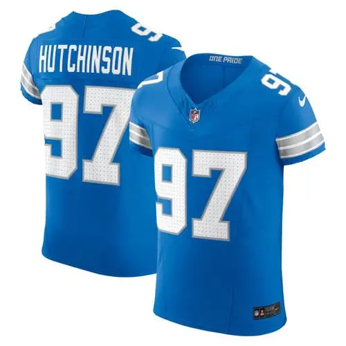 Nike Aidan Hutchinson Detroit Lions Vapor F.u.s.e. Elite Jersey - Blue