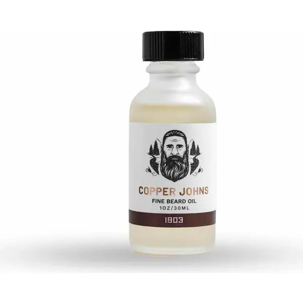 COPPER JOHNS BEARD COMPANY Fine Beard Oil - 1903