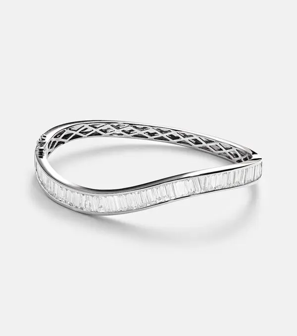 ANITA KO 18kt White Gold Diamond Bracelet - Silver