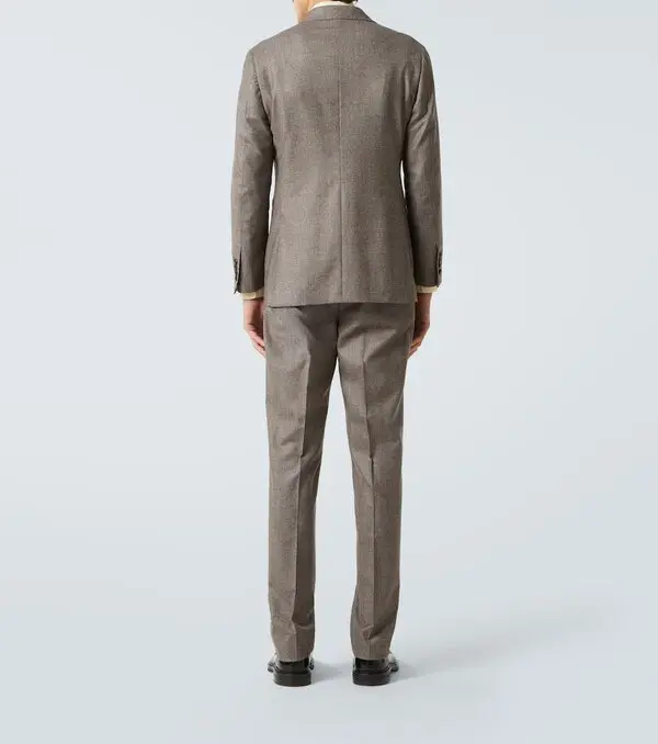 Thom Sweeney Prince Of Wales Check Wool Suit