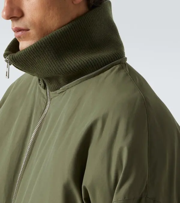 Loewe Shearling-trimmed Technical Puffer Coat