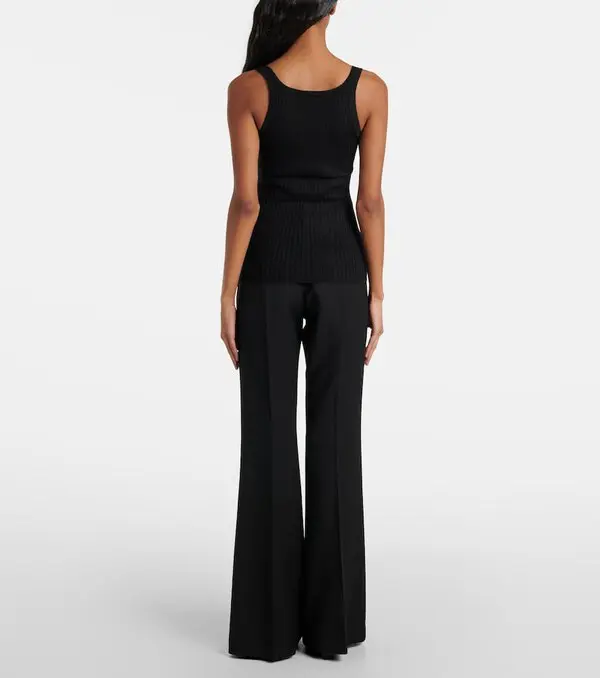 Gabriela Hearst Nevin Cashmere And Silk Tank Top - Black