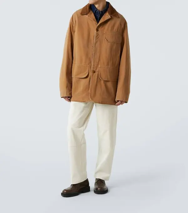 MAISON MARGIELA Corduroy-trimmed Cotton Jacket