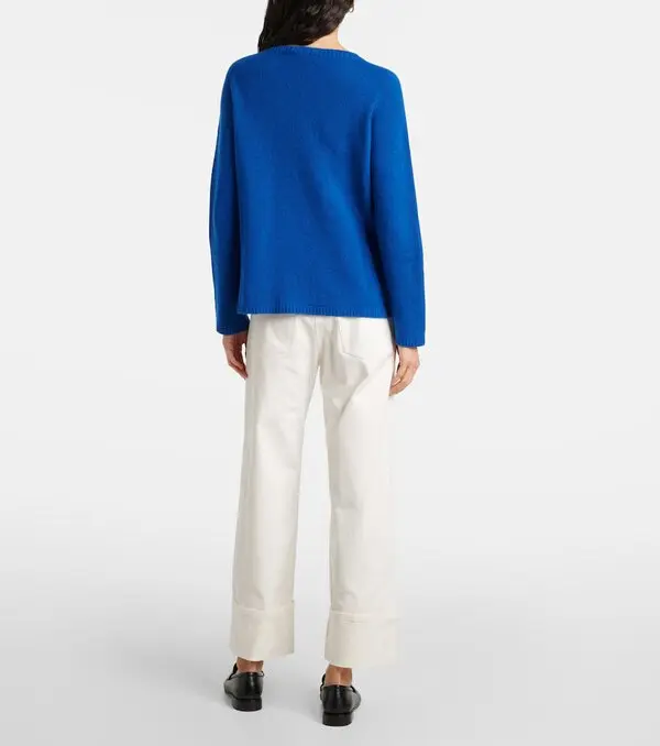 Max Mara Georg Wool And Cashmere Sweater - Blue