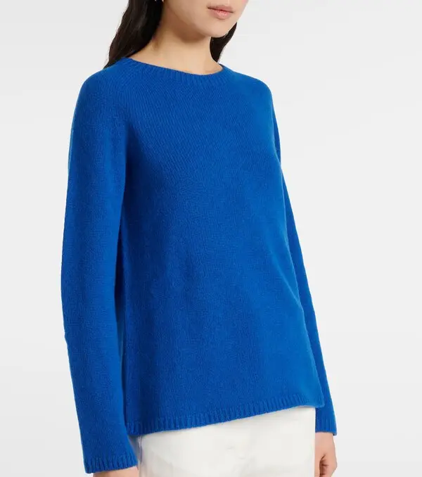 Max Mara Georg Wool And Cashmere Sweater - Blue