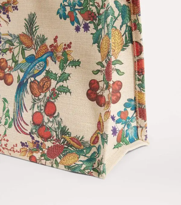 Harrods The Great Feast Jacquard Shopper Bag