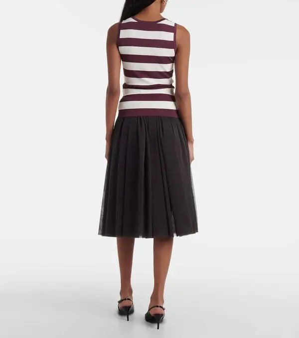 Dolce & Gabbana Striped Tank Top - Multicoloured