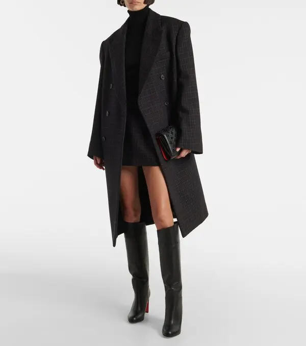 CHRISTIAN LOUBOUTIN Knee-high Leather Boots