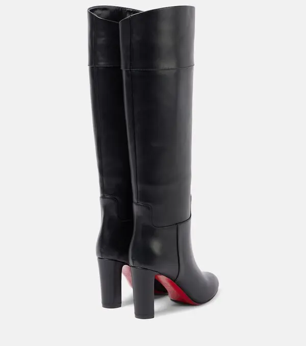 CHRISTIAN LOUBOUTIN Knee-high Leather Boots