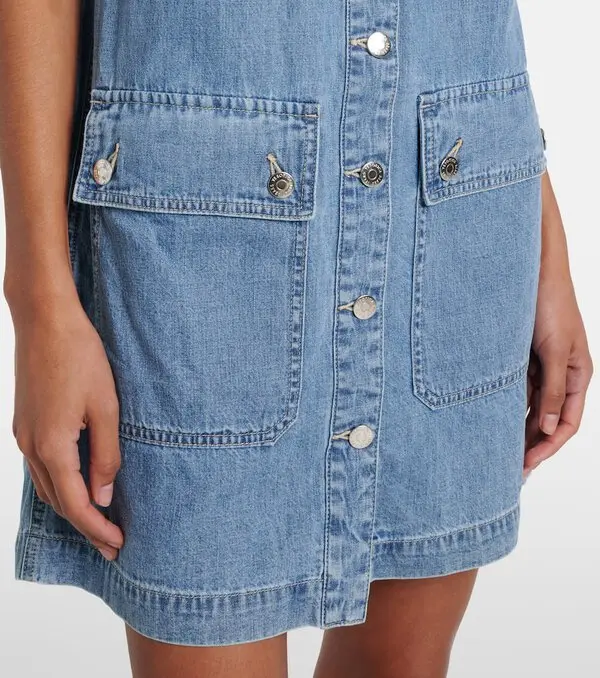 Veronica Beard Warren Denim Shirt Dress