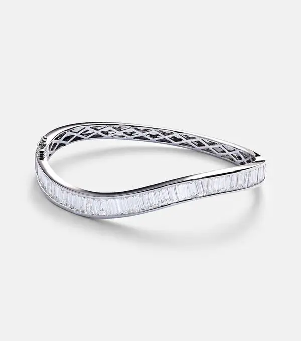 ANITA KO 18kt White Gold Diamond Bracelet - Silver