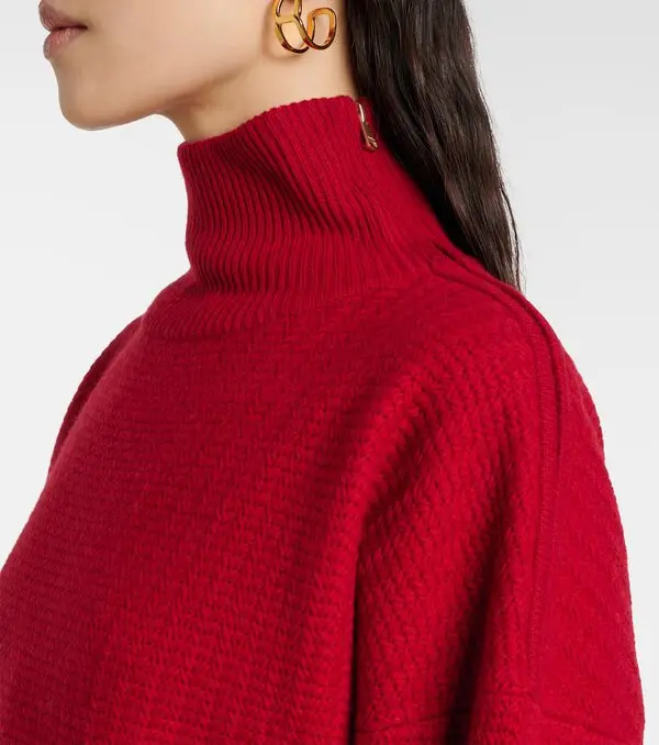 Max Mara Bessica Wool And Cashmere Turtleneck Sweater