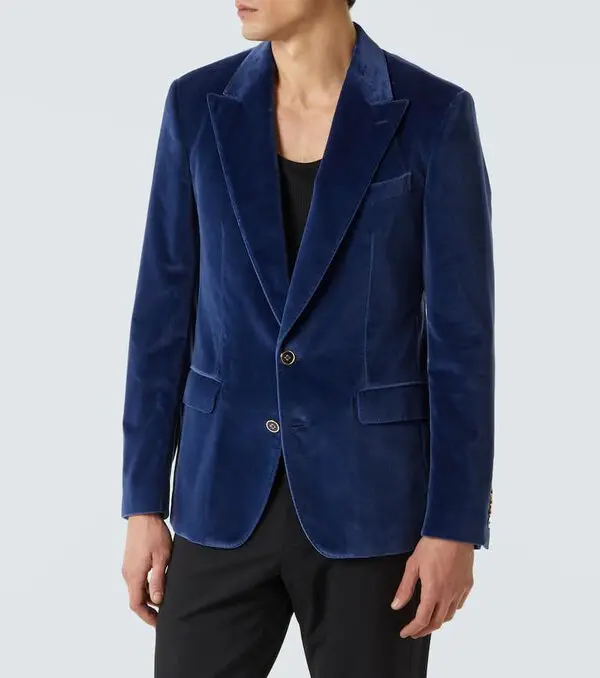 Dolce & Gabbana Cotton Velvet Blazer