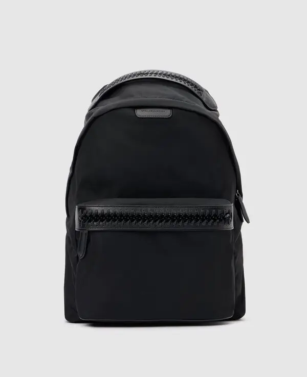 Stella McCartney Logo Strap Backpack - Black