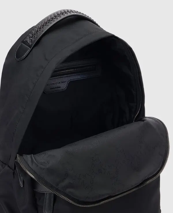 Stella McCartney Logo Strap Backpack - Black