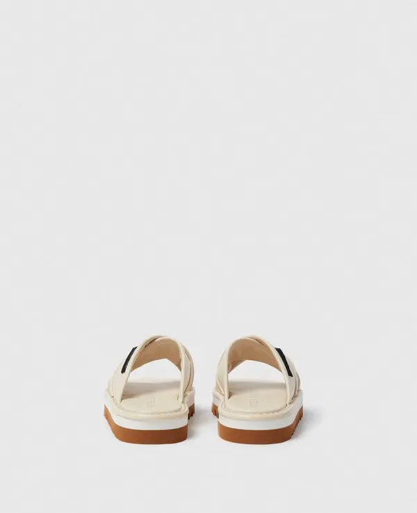 Stella McCartney Sneak-elyse Twisted Sandals - Cream