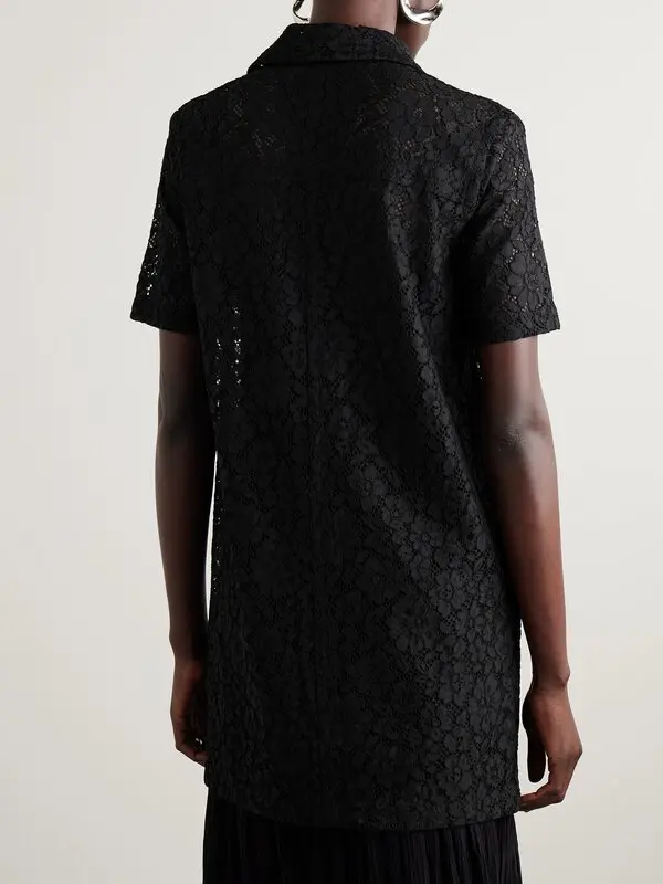 Proenza Schouler Kennedy Corded Lace Shirt