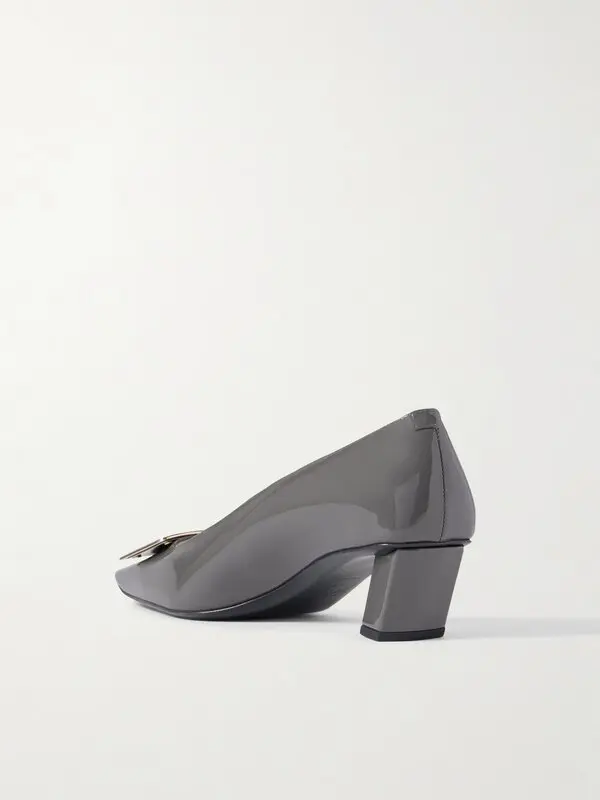 ROGER VIVIER Belle Vivier 45 Patent-leather Pumps