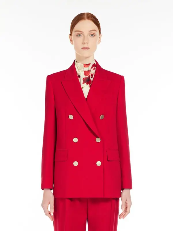 Max Mara Wool Satin Crêpe Blazer