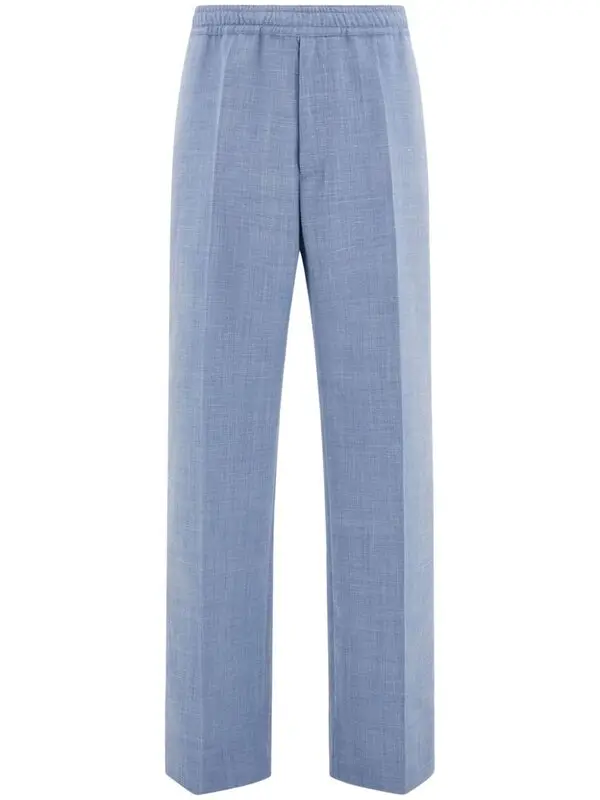 FERRAGAMO Mélange-effect Trousers