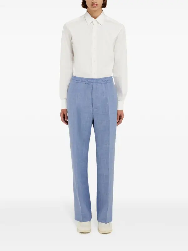 FERRAGAMO Mélange-effect Trousers