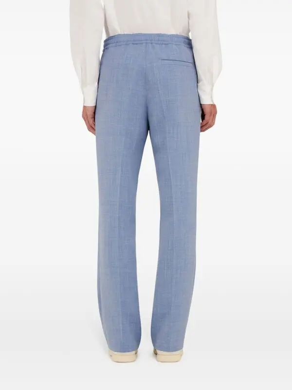 FERRAGAMO Mélange-effect Trousers