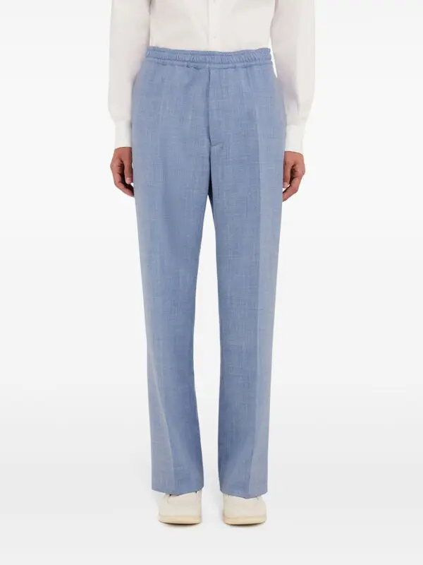 FERRAGAMO Mélange-effect Trousers