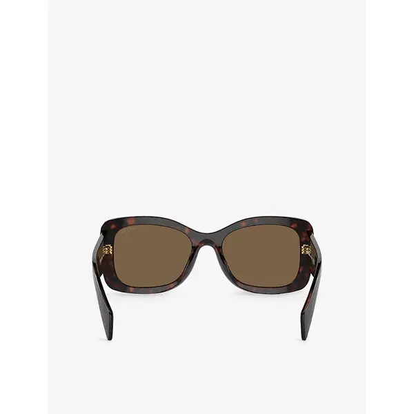 Prada Oval-frame Acetate Sunglasses