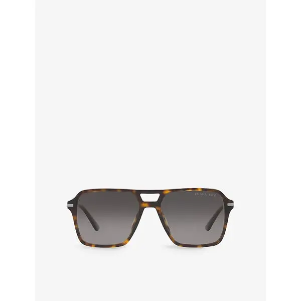 Prada Pr 20ys Aviator Sunglasses - Brown