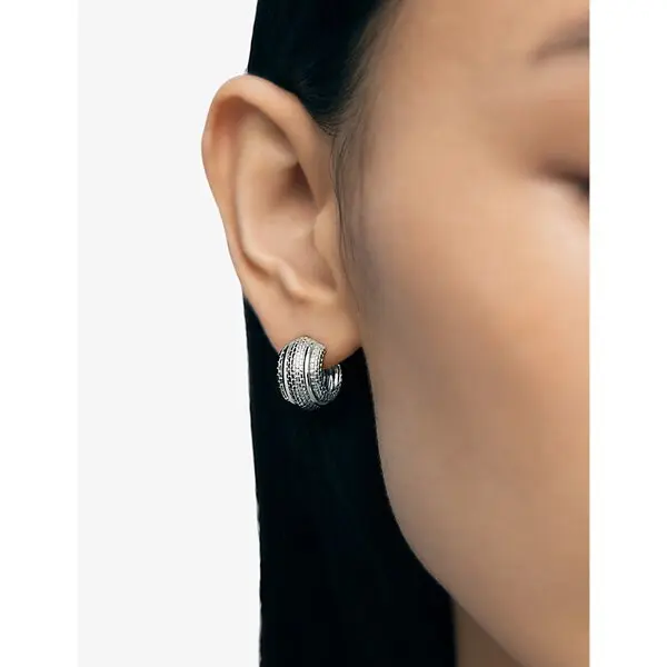 Monica Vinader Heirloom Small Sterling-silver Hoop Earrings