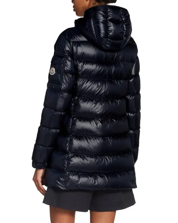 Moncler Glements Hooded Down Parka Jacket - Black