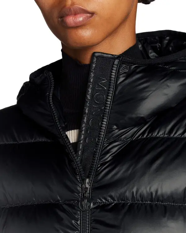 Moncler Glements Hooded Down Parka Jacket - Black