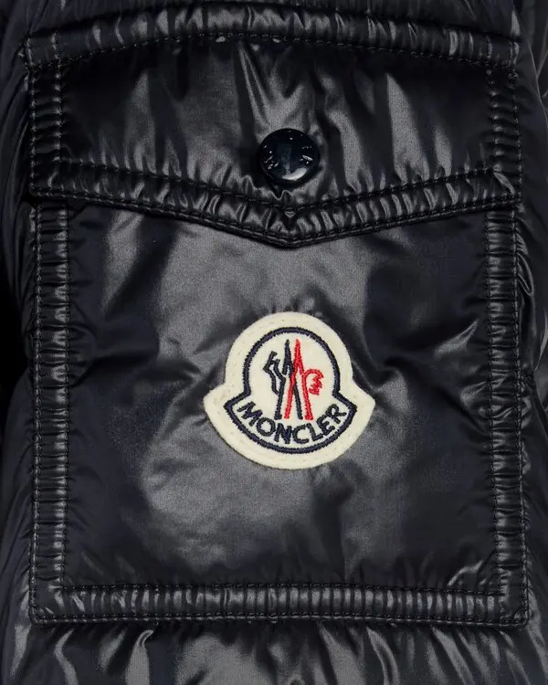 Moncler Glements Hooded Down Parka Jacket - Black