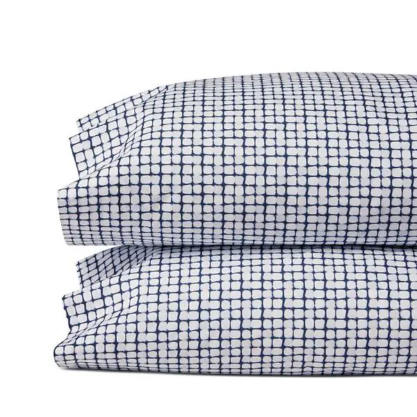 SFERRA Caselle Pillowcase, Standard, Set Of 2 - Navy