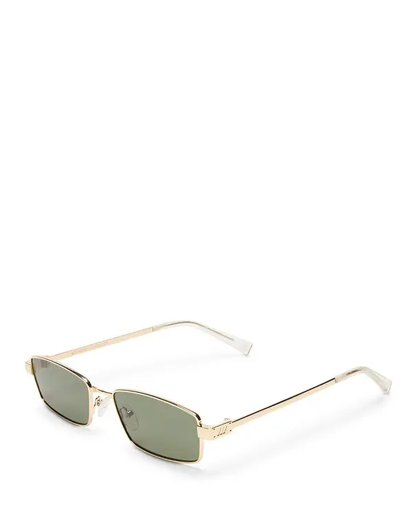 Le Specs Bizarro 56mm Rectangular Sunglasses - Bright Gold