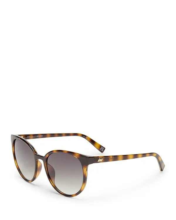 Le Specs Round Sunglasses 54mm - Tortoise