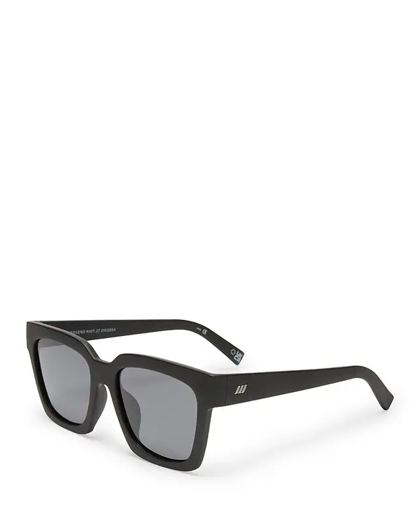 Le Specs Weekend Riot Sunglasses - Matte Black