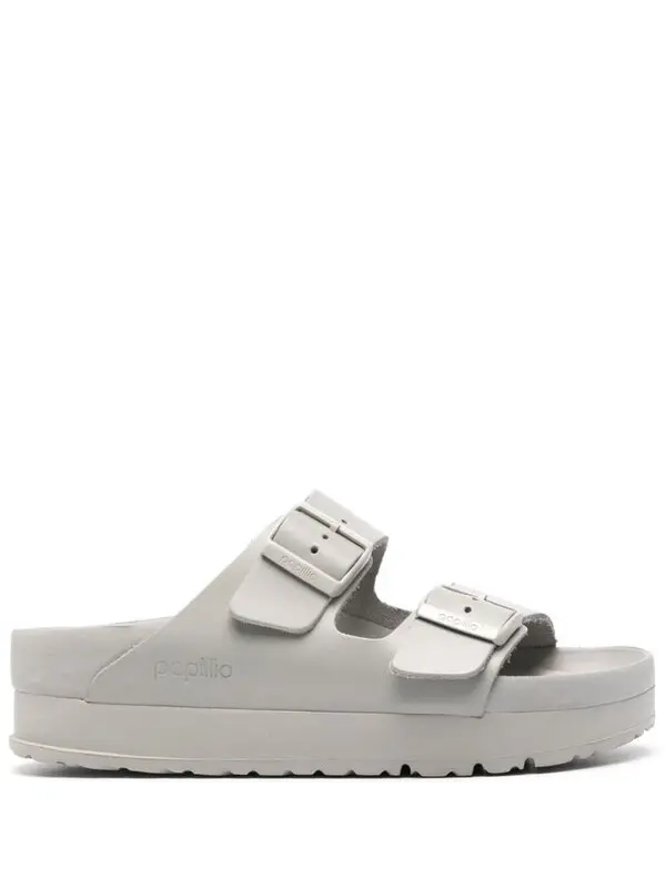 BIRKENSTOCK Arizona Platform Sandals - Grey