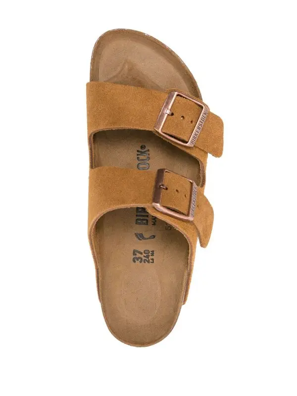 BIRKENSTOCK Arizona Sandals - Leather Brown