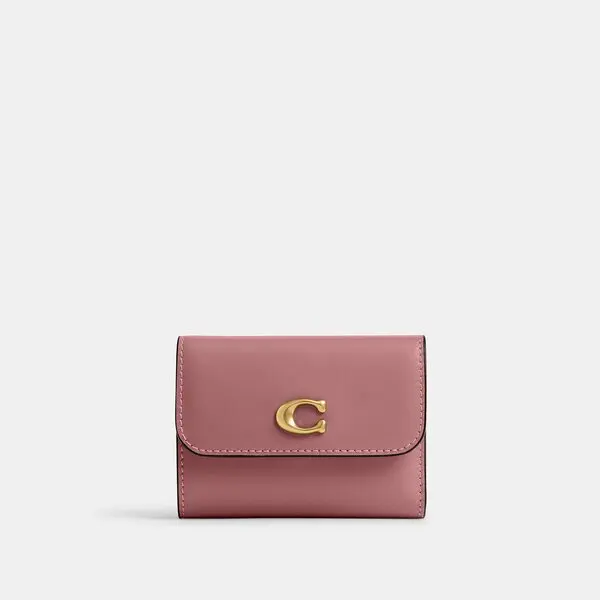 COACH Essential Card Holder Wallet - Brass
