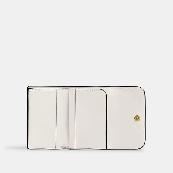 COACH Essential Card Holder Wallet - Brass/chalk