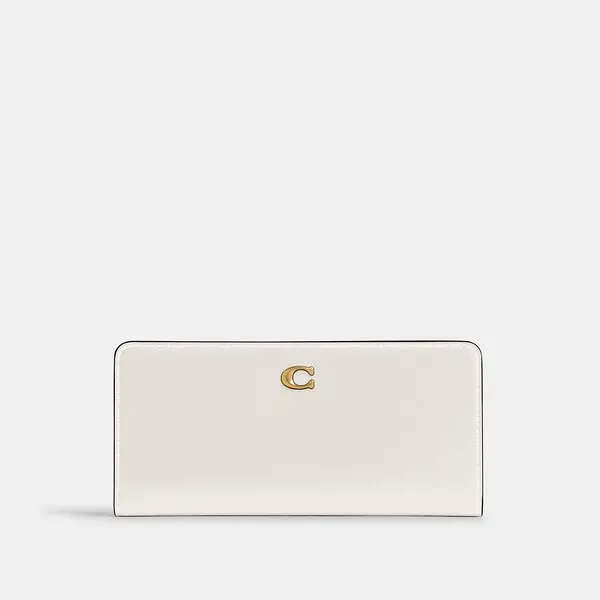 COACH Essential Slim Wallet - Brass/chalk